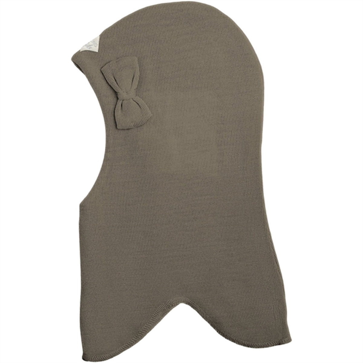 Køb Racing Kids Rund Elefanthue m. Sløjfe 3-lags Dark Plum Brown ...