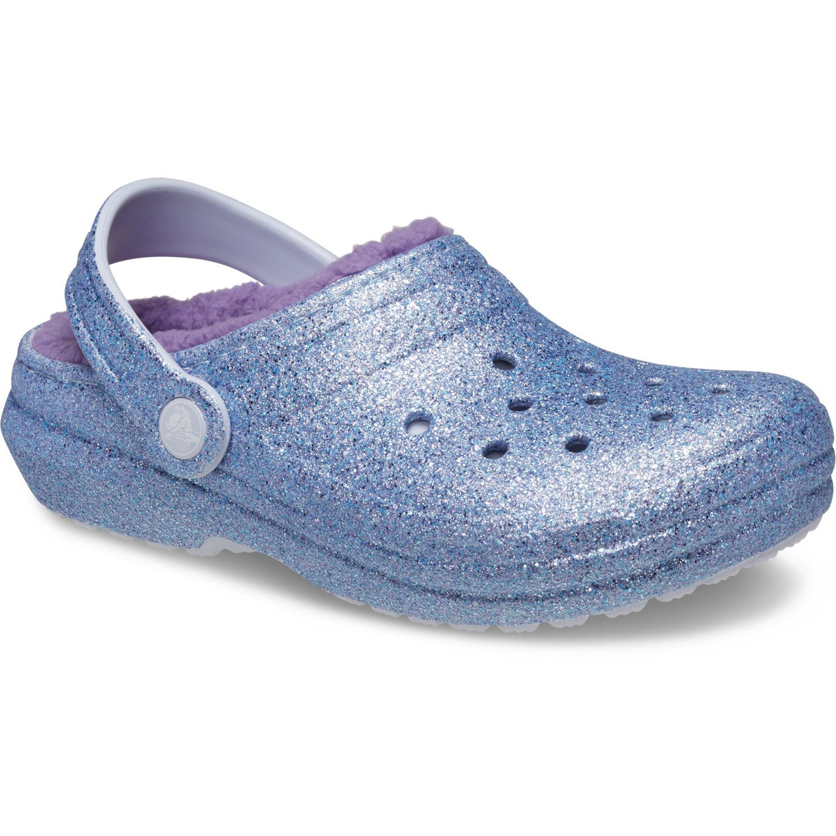 Køb Crocs Frosted Glitter Classic Lined Glitter Clog | Luksusbaby ...