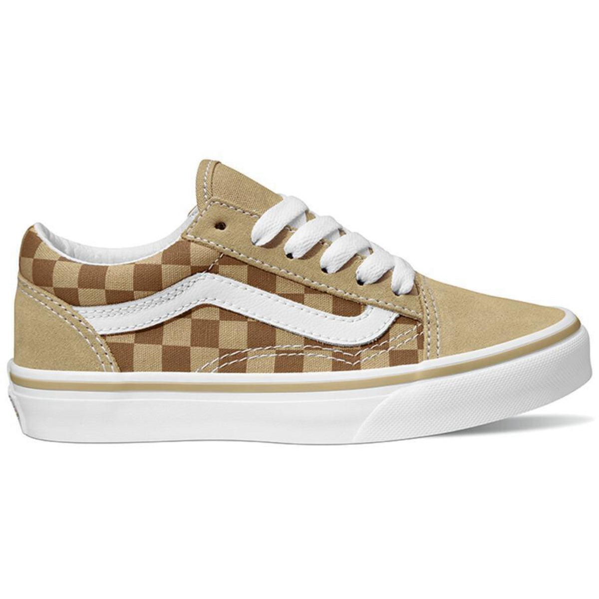 Køb VANS Neutral Checkerboard BROWN/TRUE WHITE Old Skool Neutral ...