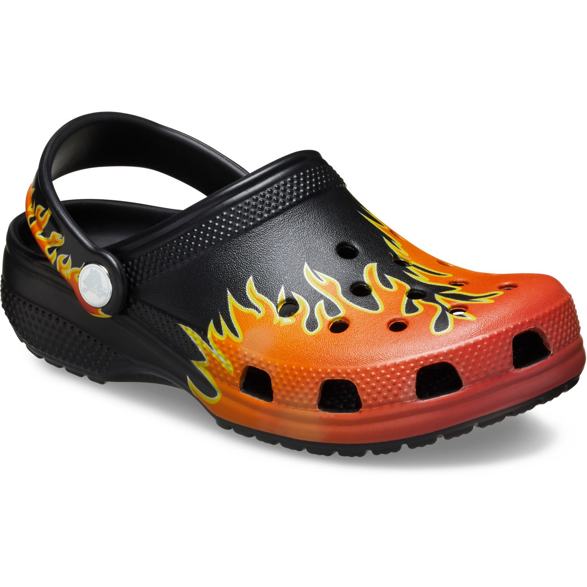 Køb Crocs Black/Multi Classic Flames Clog | Luksusbaby – Luksusbaby DK