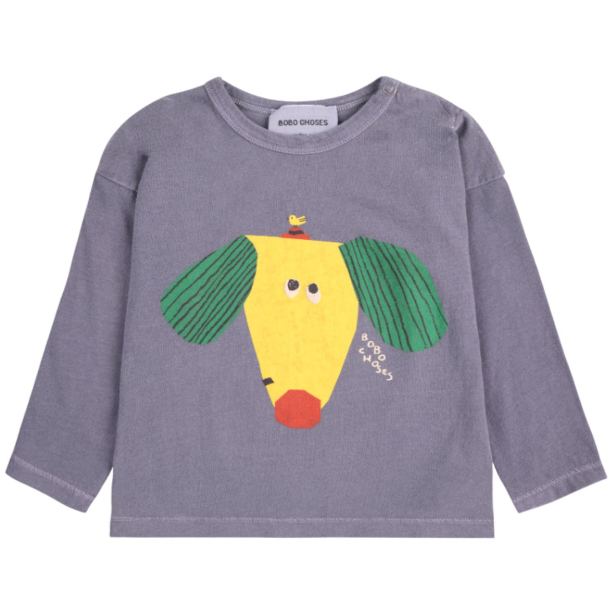 Køb Bobo Choses Navy Blue Happy Dog Bluse | Luksusbaby – Luksusbaby DK