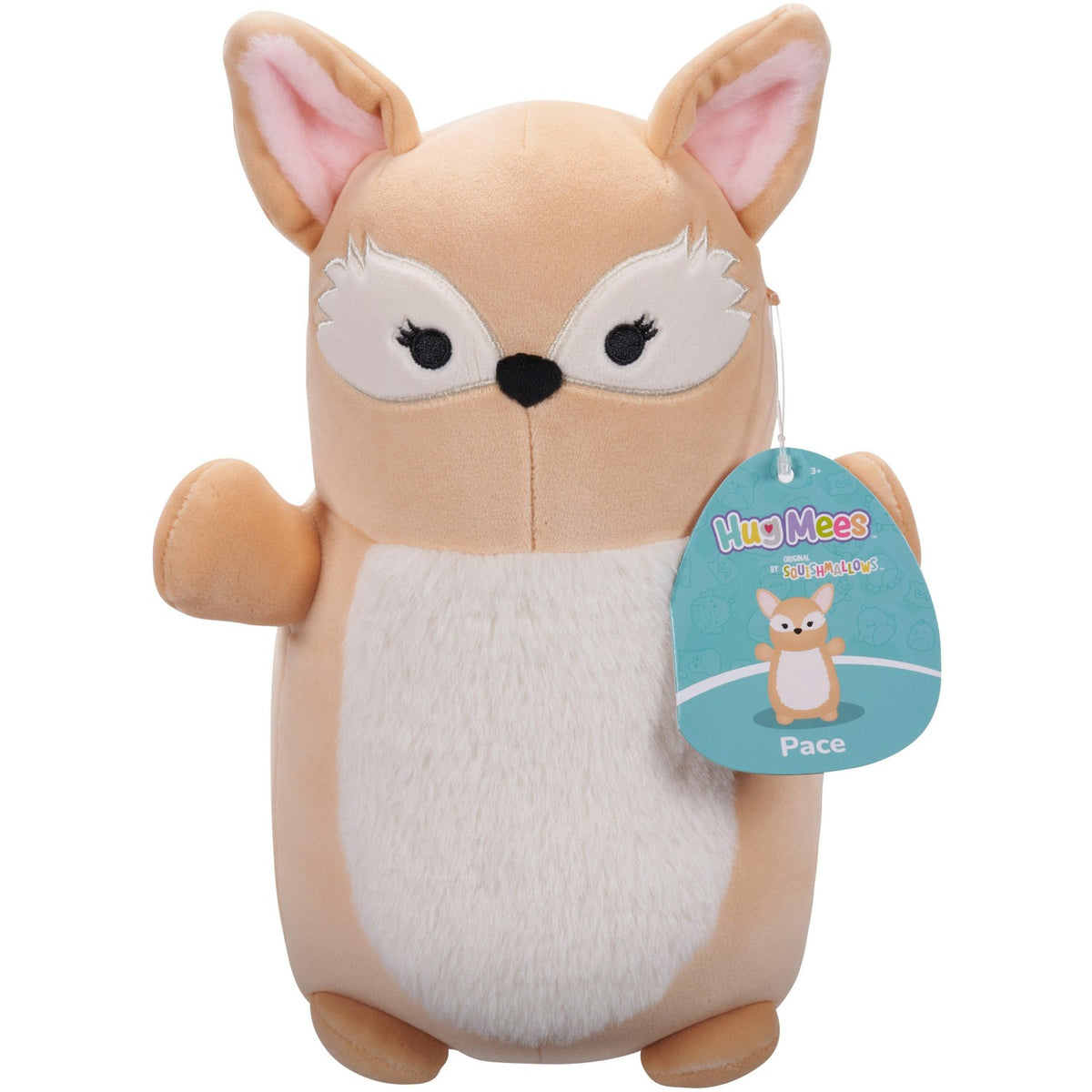 Køb Squishmallows 25 Cm HugMees Pace The Tan Fennic Fox | Luksusbaby ...