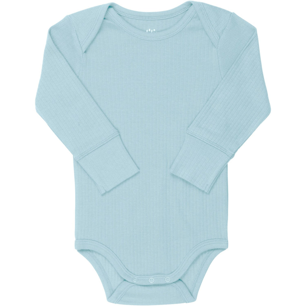 Køb COPENHAGEN COLORS Lt. Blue Rib Jersey Long Sleeve Body | Luksusbaby ...
