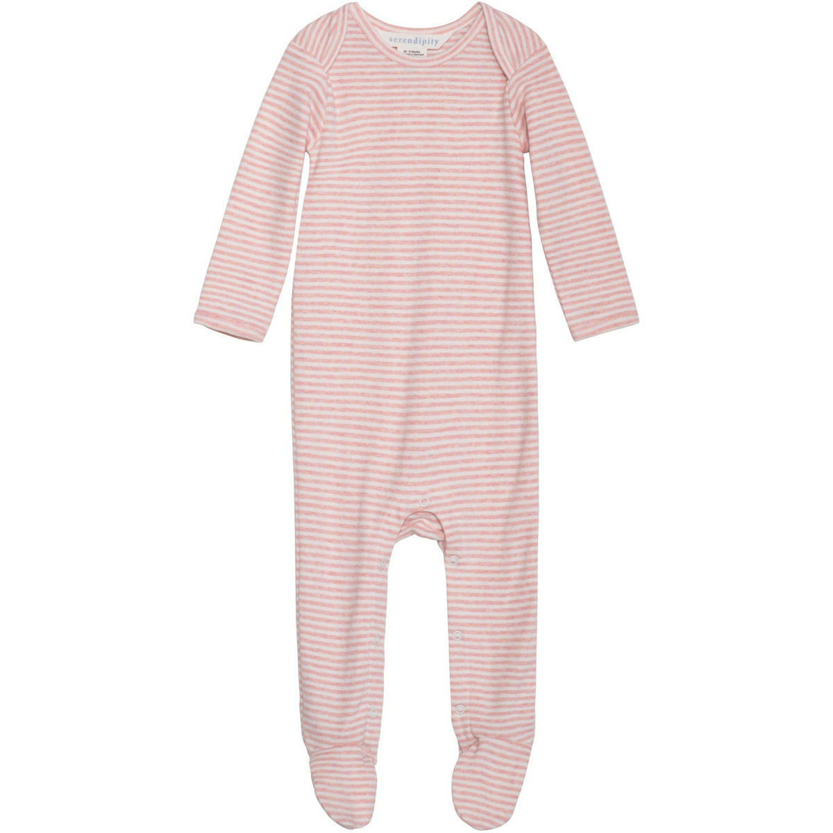 Køb Serendipity Coral/Offwhite Baby Dragt Stripe