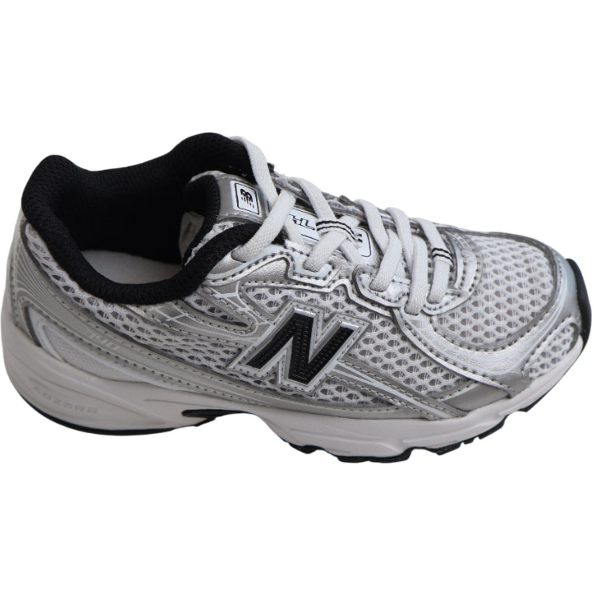 Køb New Balance Silver Metallic 740 Kids Bungee Lace Sneakers ...