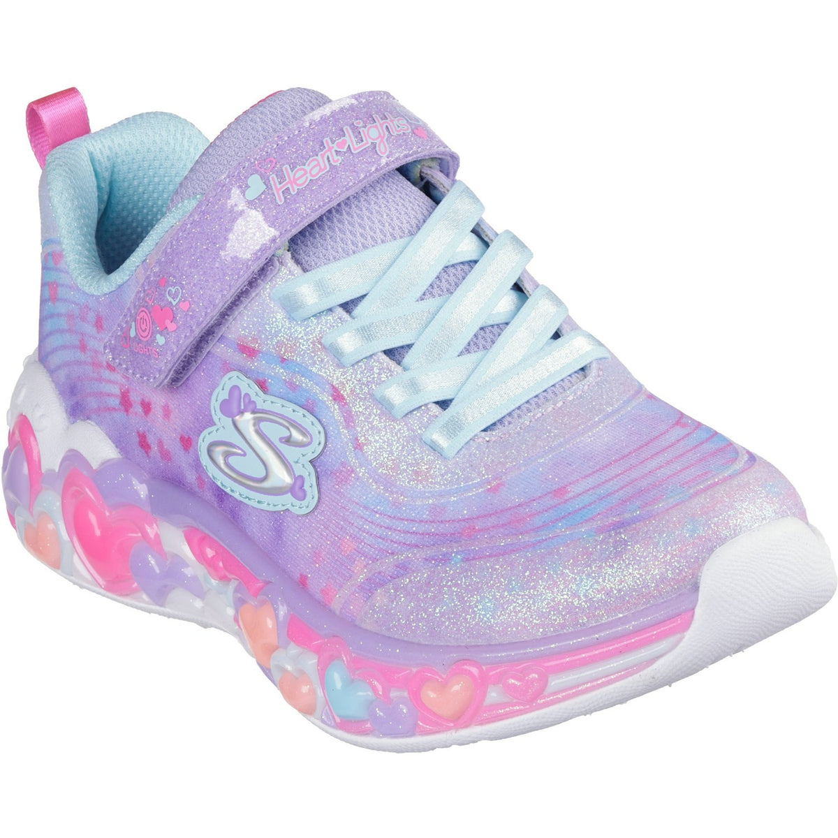 Køb Skechers Purple Eternal Heart Lights