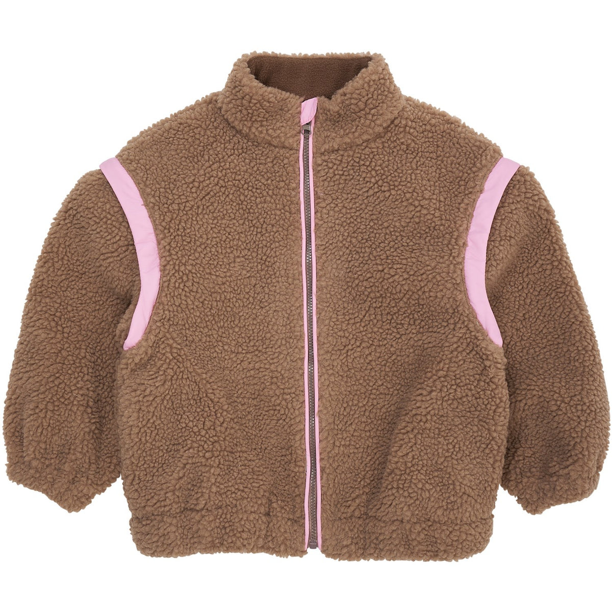 Køb COPENHAGEN COLORS Natural/Pink Comb. Bamse Jakke W. Removable Ærmer