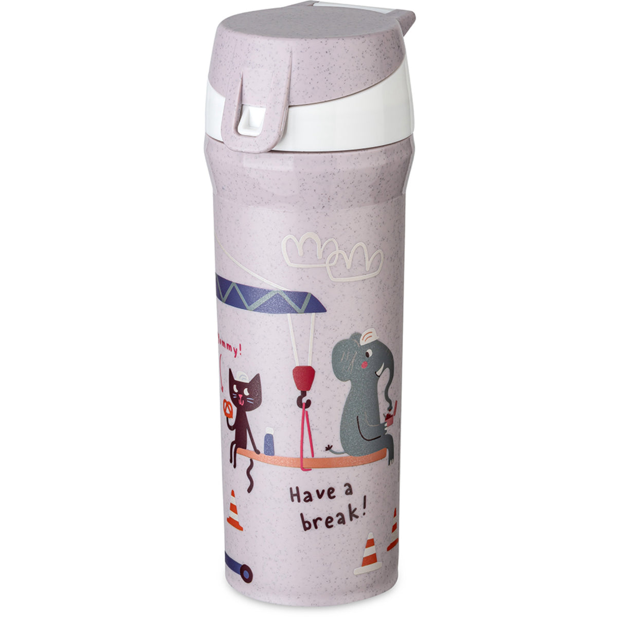 Køb Koziol Organic Purple Grey Drikkedunk 500Ml Stan 0,5 Trucks ...
