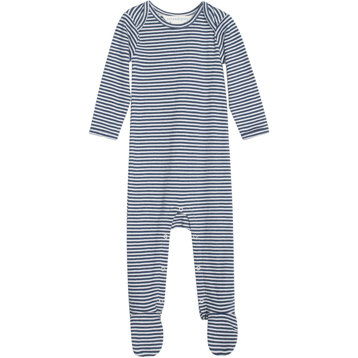 Køb Serendipity Navy/Offwhite Baby Dragt Stripe