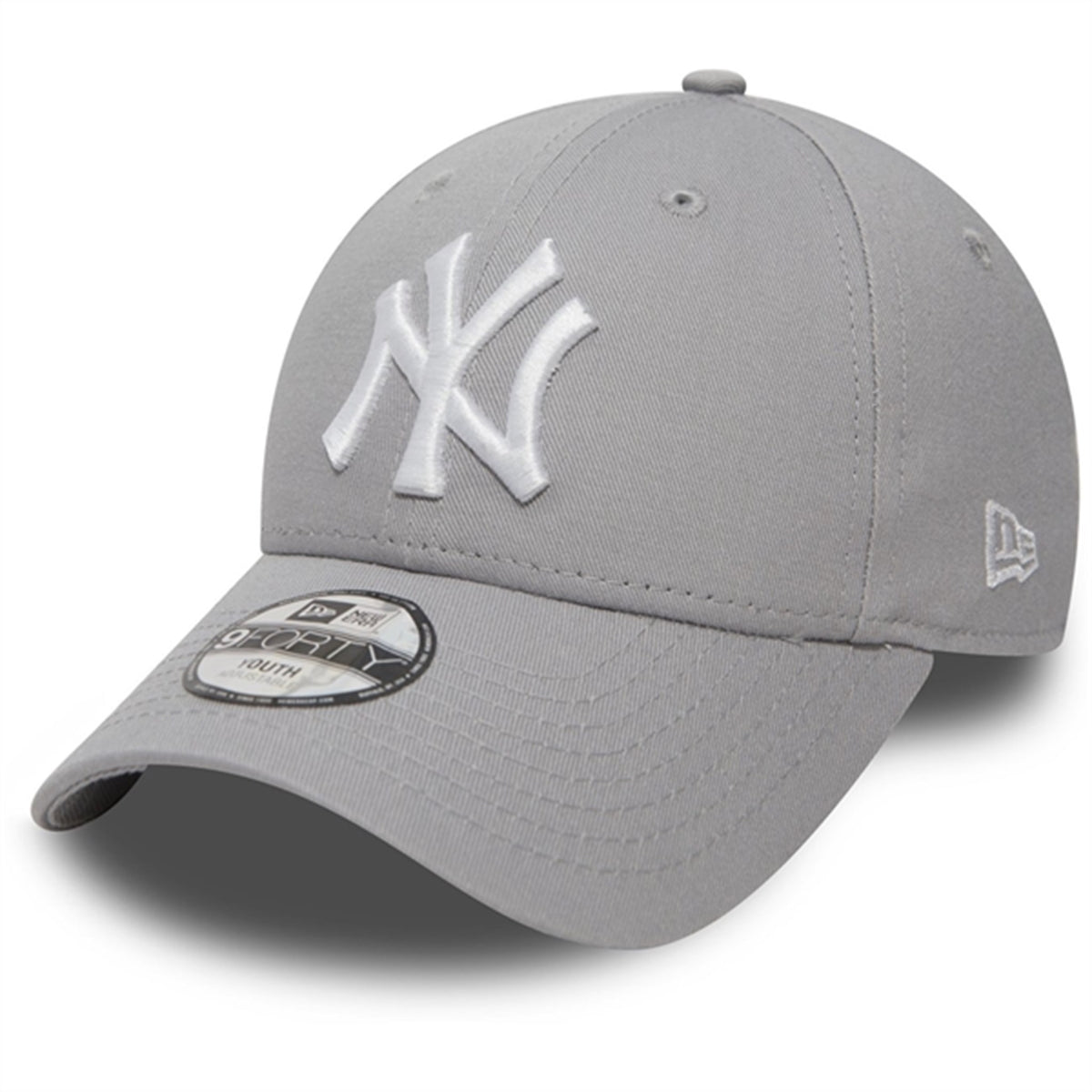 Køb NEW ERA MBL League Basic 9Forty New York/Yankees Cap Grey/White ...