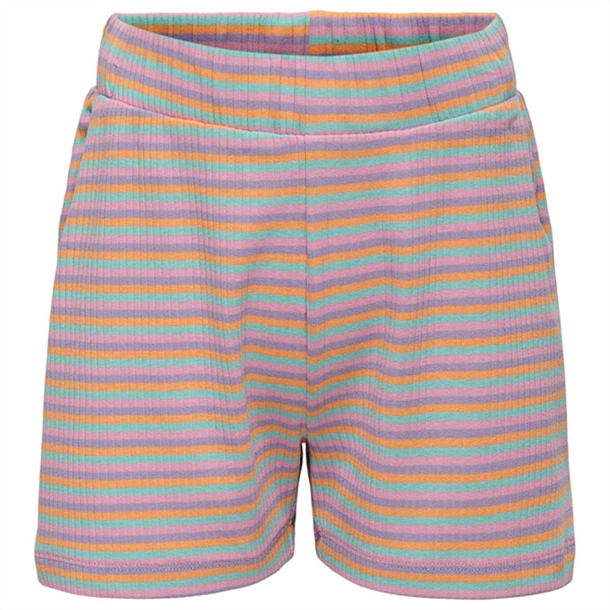Purple Rose Amelia Multistripe Shorts