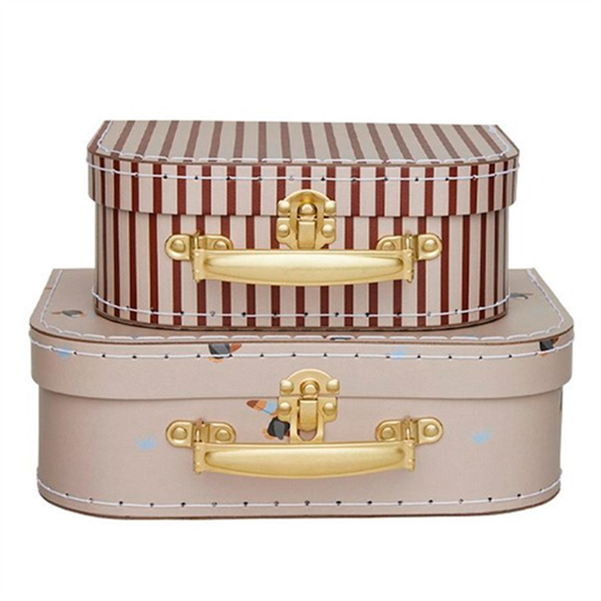 Køb OYOY Mini Kuffert Toucan & Stripe 2-pak Clay | Luksusbaby ...